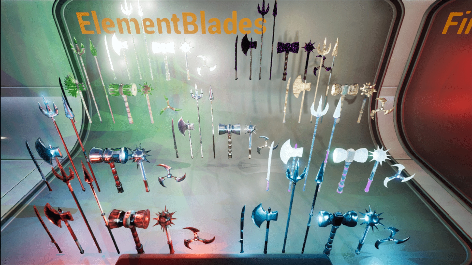 Element Blades in Weapons - UE Marketplace