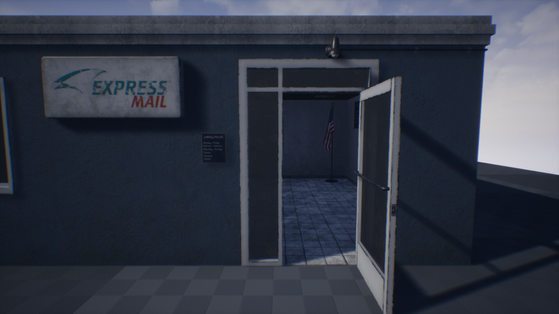 Abandoned Postal Office Building in Props - UE Marketplace