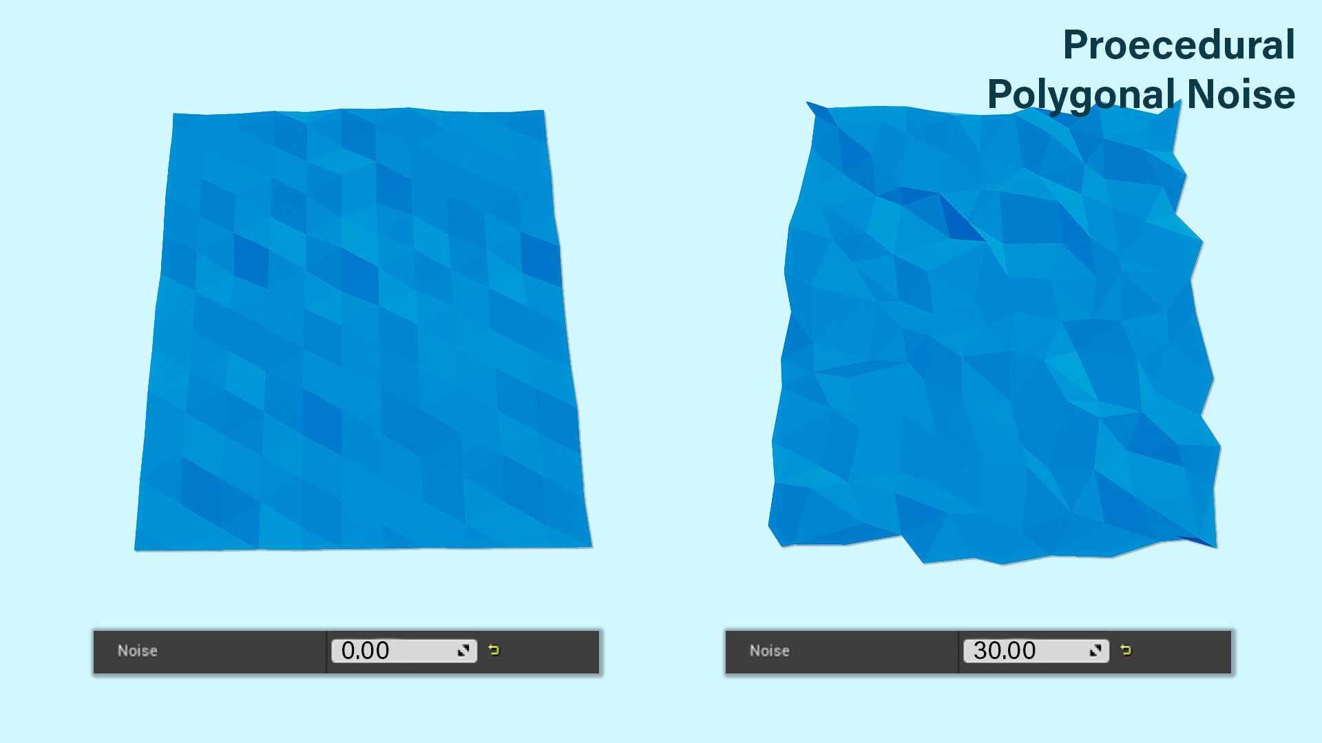 Procedural Low Poly Water in Blueprints - UE Marketplace