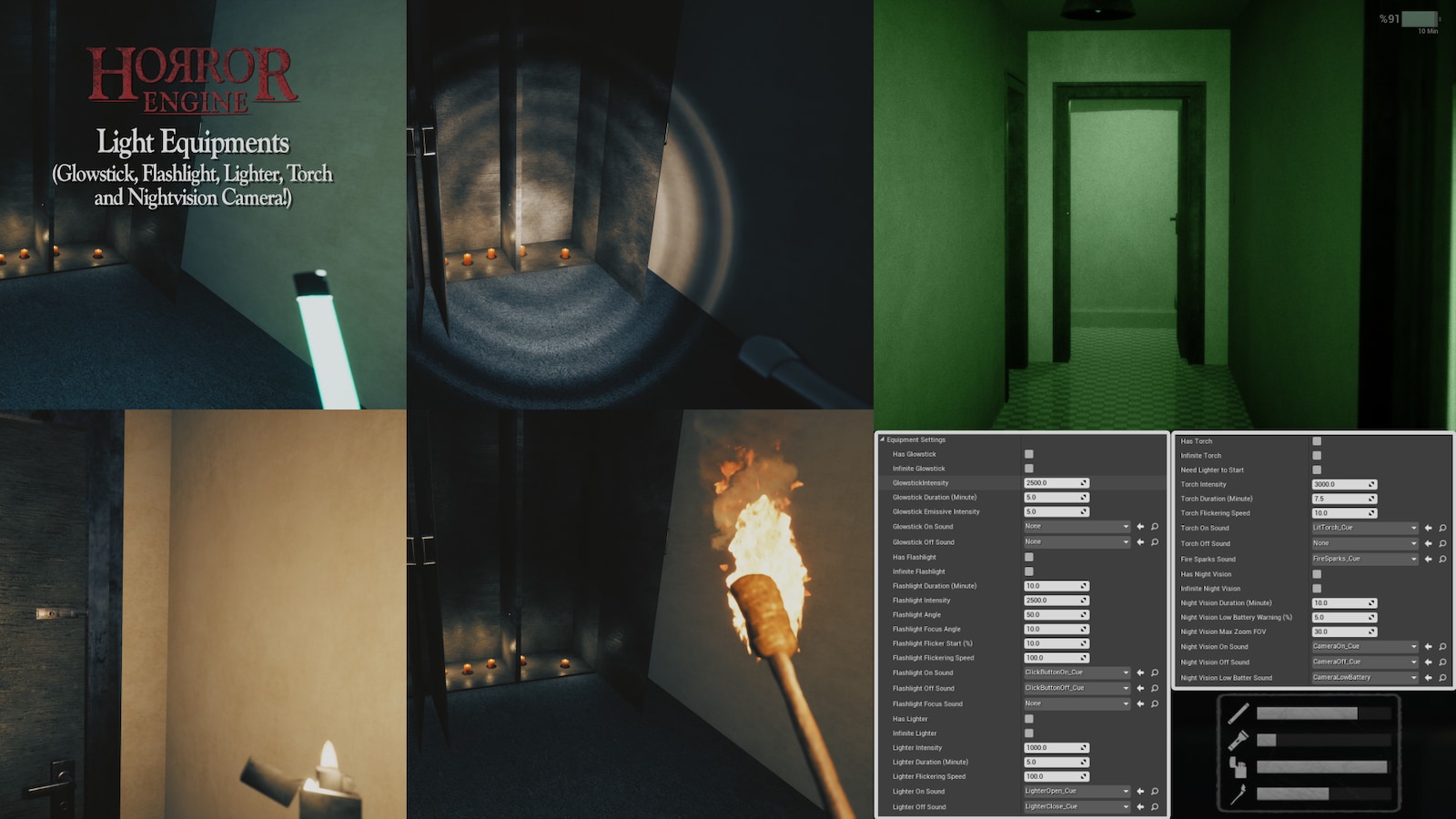 Horror Engine in Blueprints - UE Marketplace