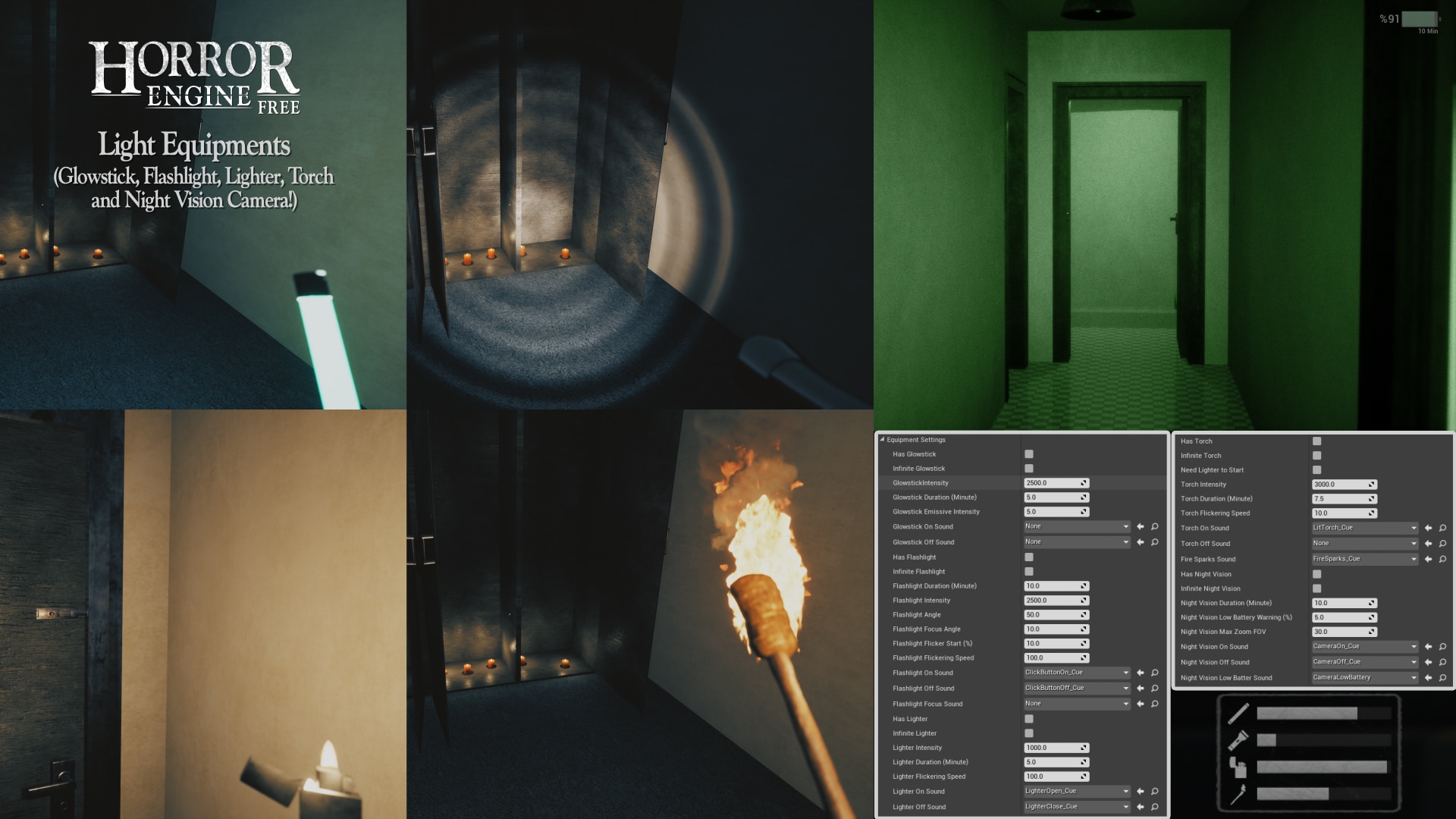 Horror Engine in Blueprints - UE Marketplace