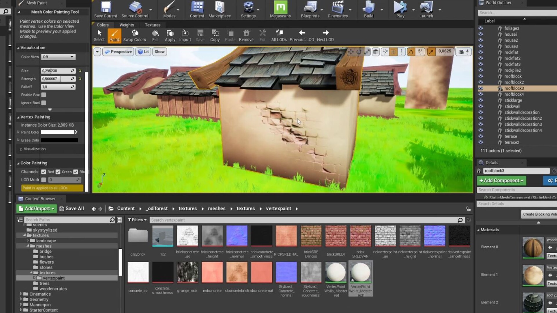 Stylized Modular Town Ruins Asset Pack in Environments - UE Marketplace