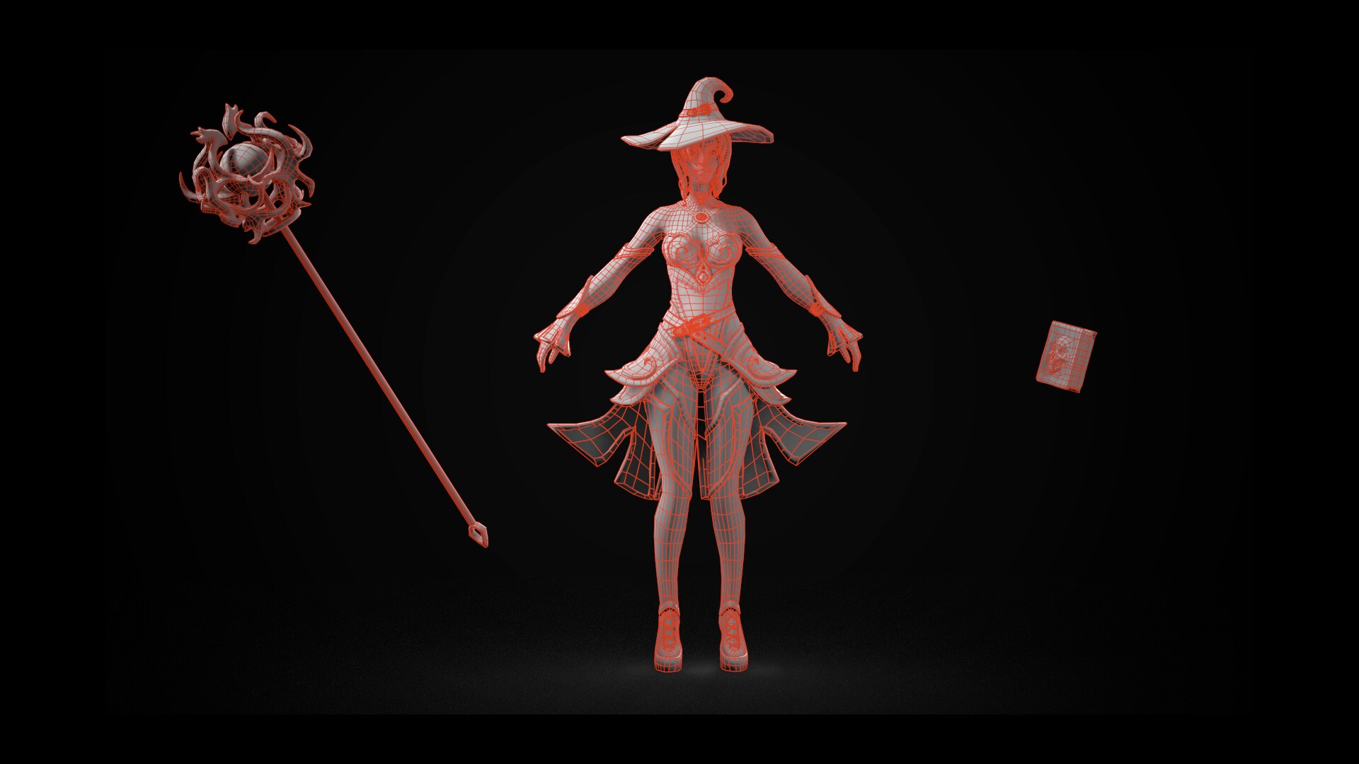 在角色创建的Stylized witch girl - 虚幻引擎商城