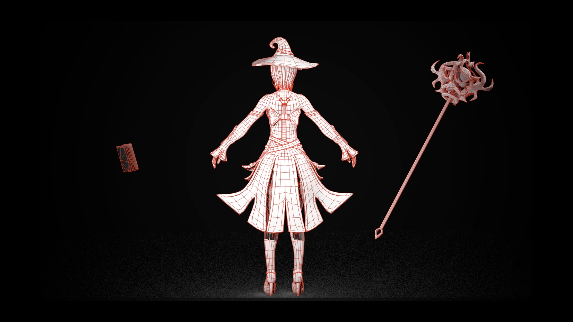 在角色创建的Stylized witch girl - 虚幻引擎商城