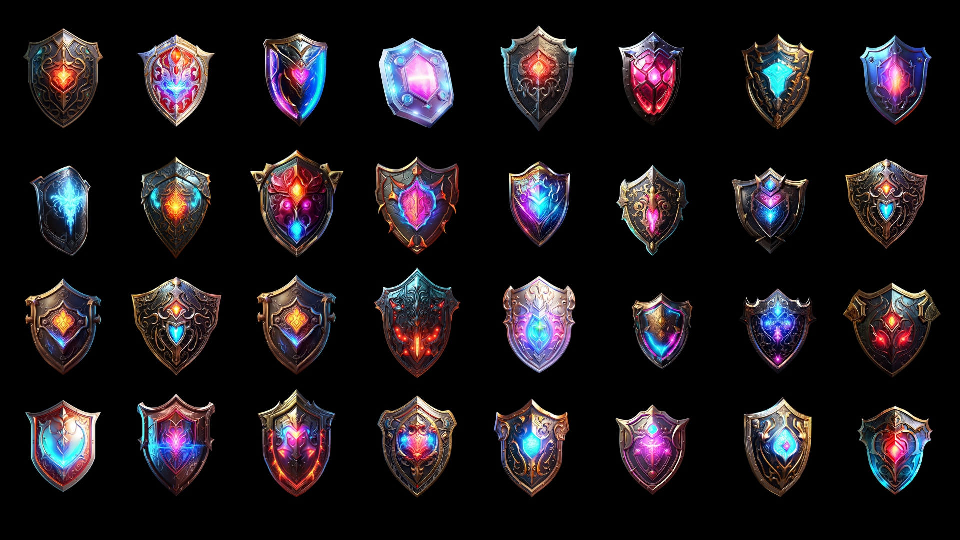 Magic Shields - Icon Pack, 카테고리 2D 애셋 - UE 마켓플레이스