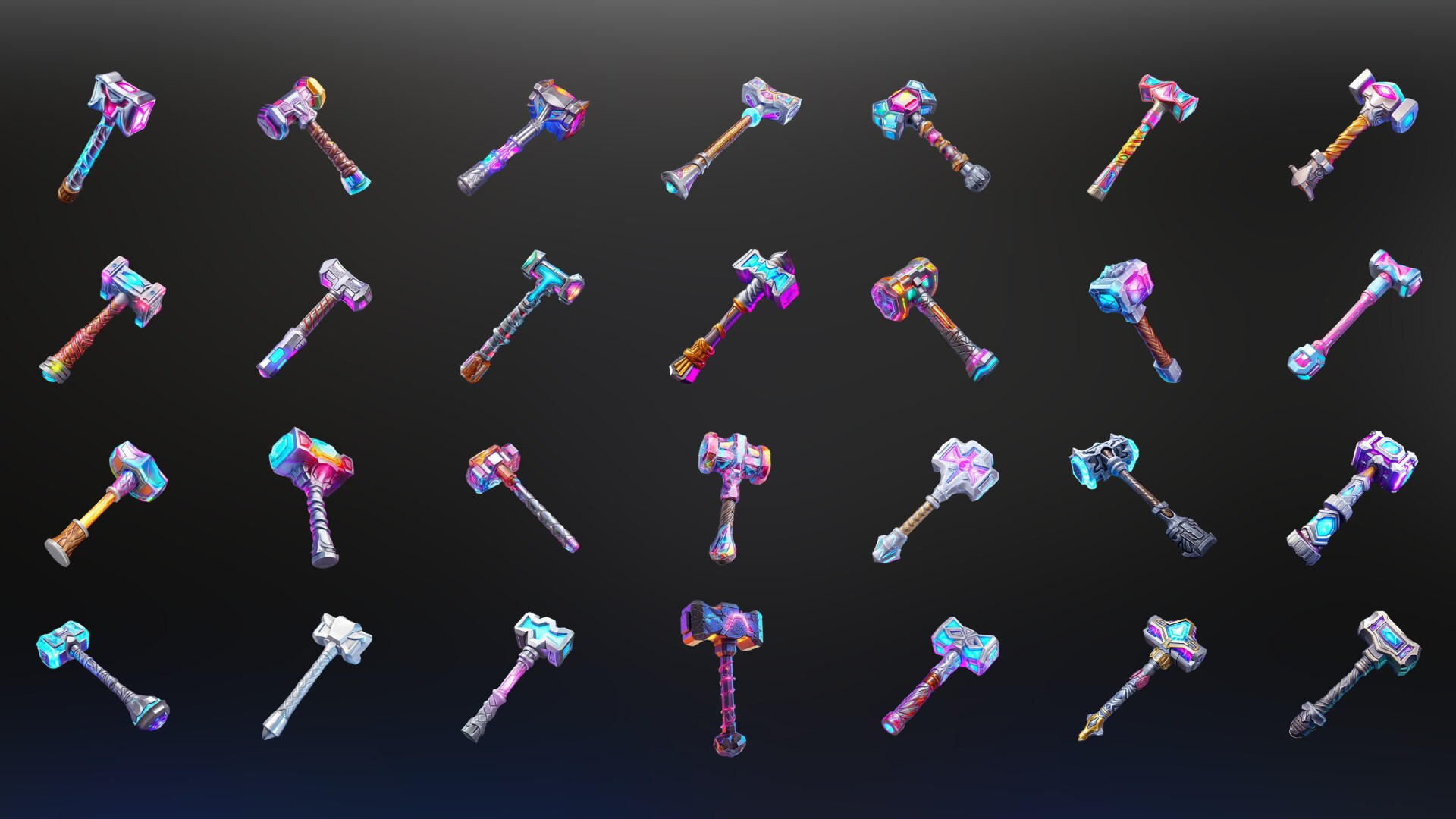 Fantasy Hammers Icon Pack：2dアセット Ue マーケットプレイス