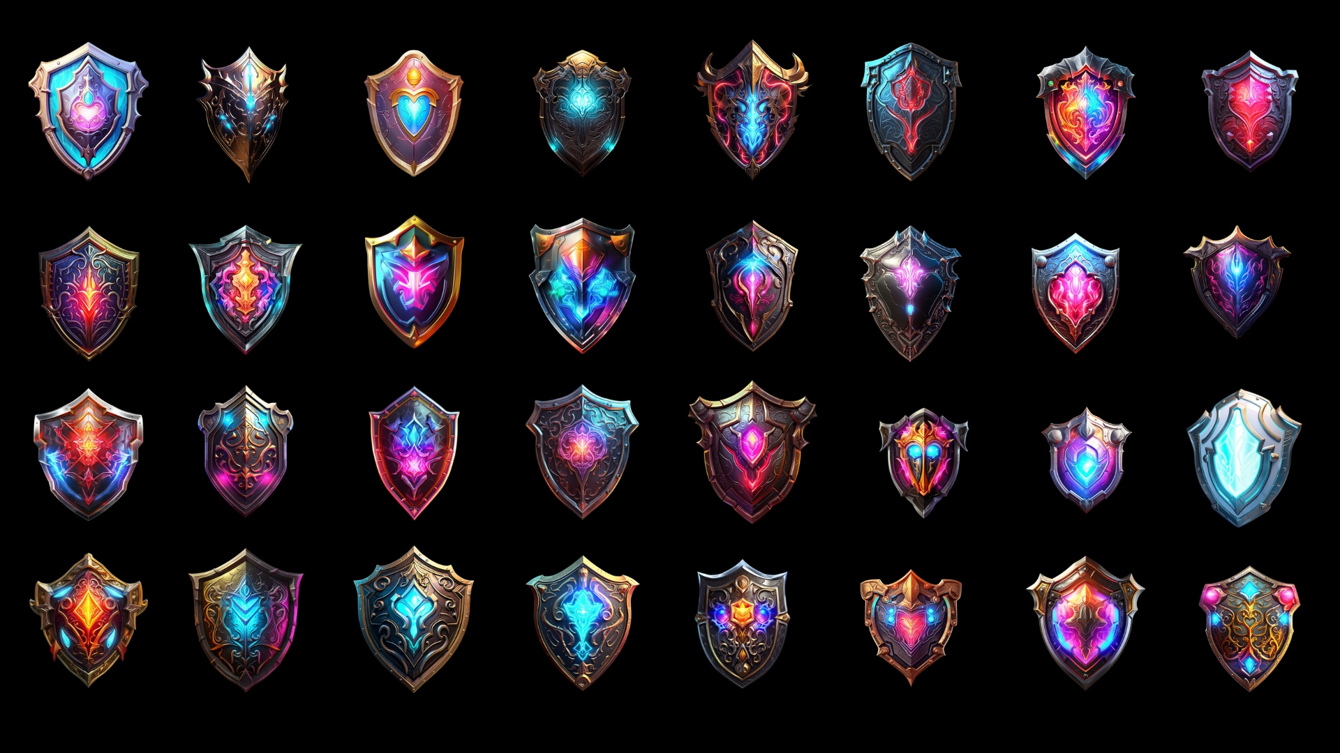 Magic Shields - Icon Pack, 카테고리 2D 애셋 - UE 마켓플레이스