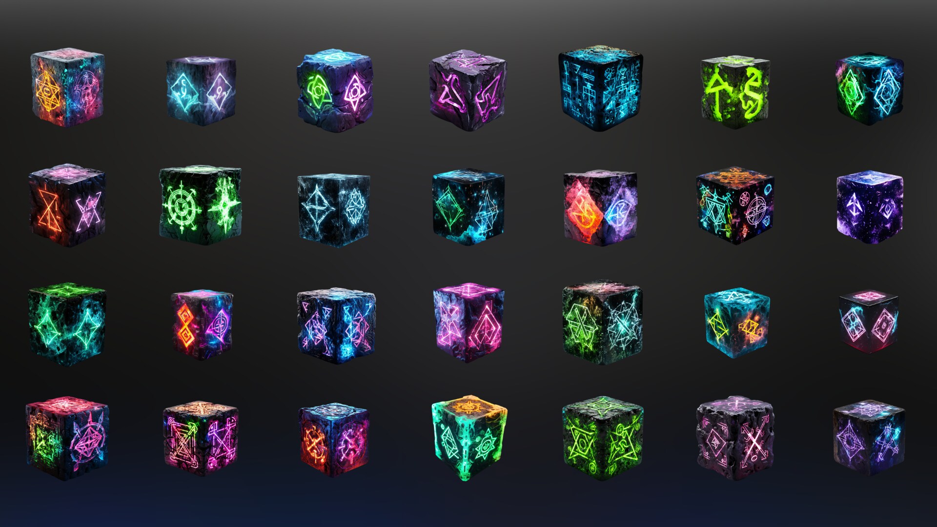Magic Cubes - Icon Pack V2 in 2D Assets - UE Marketplace