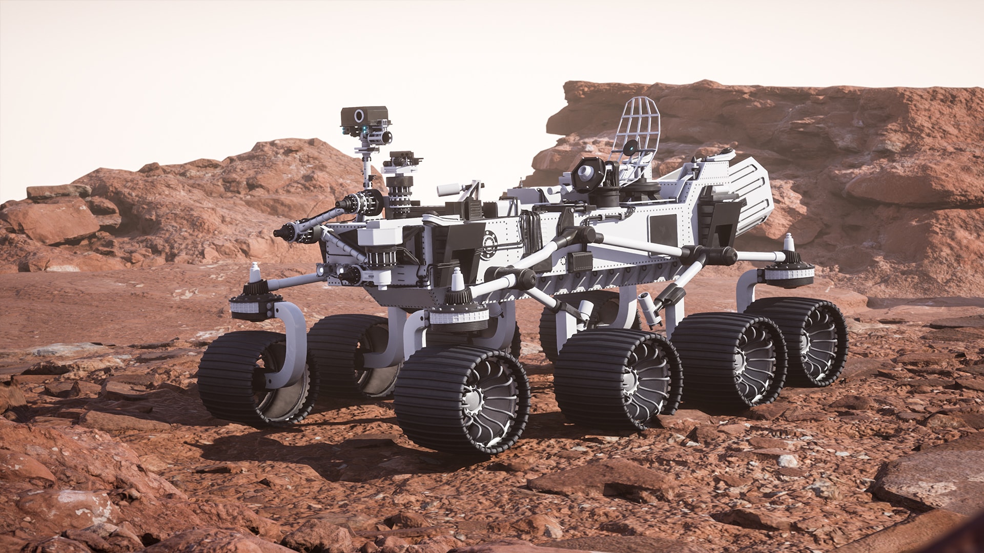 Scientific Space Rover in Blueprints - UE Marketplace