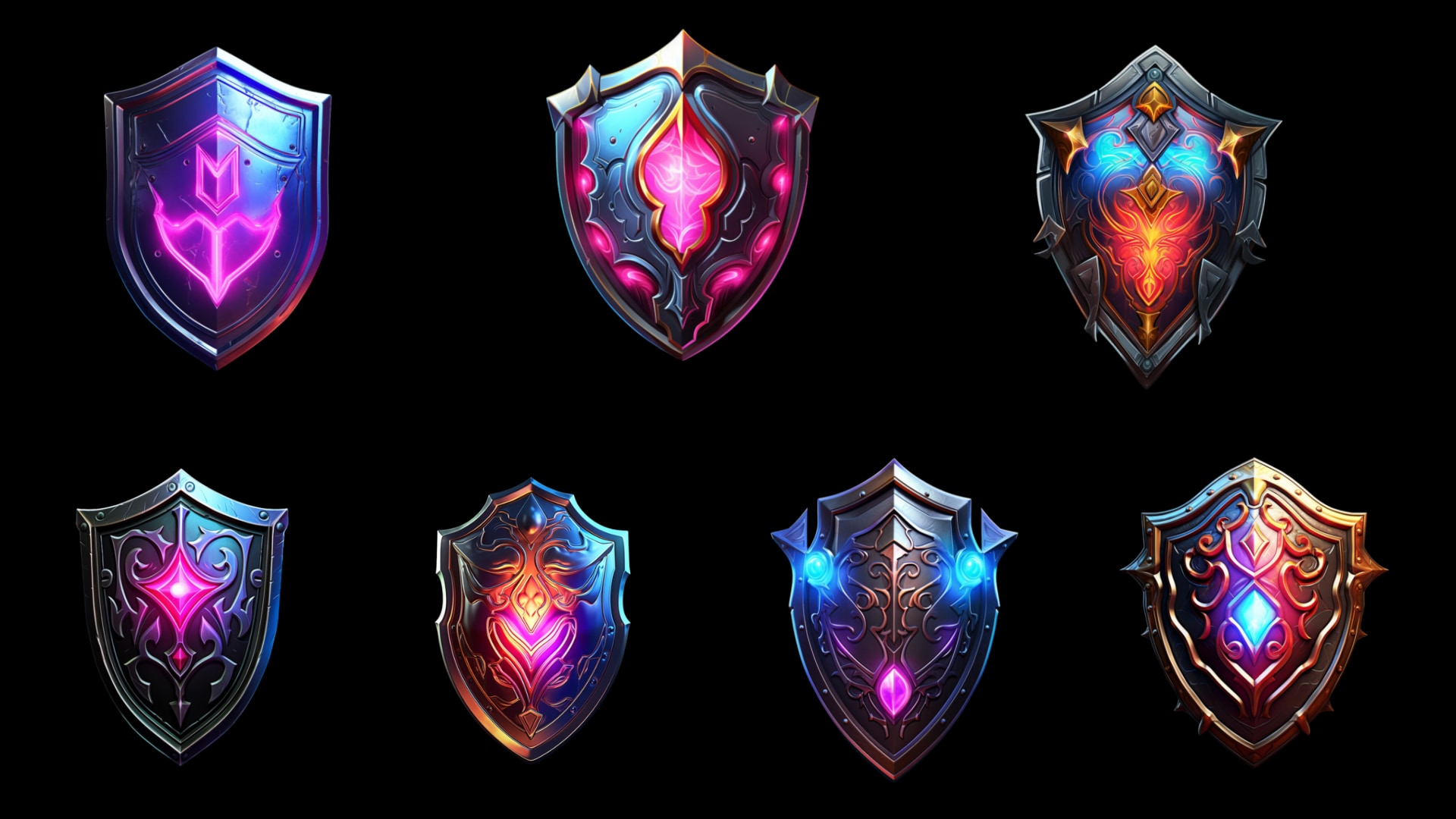 Magic Shields - Icon Pack, 카테고리 2D 애셋 - UE 마켓플레이스