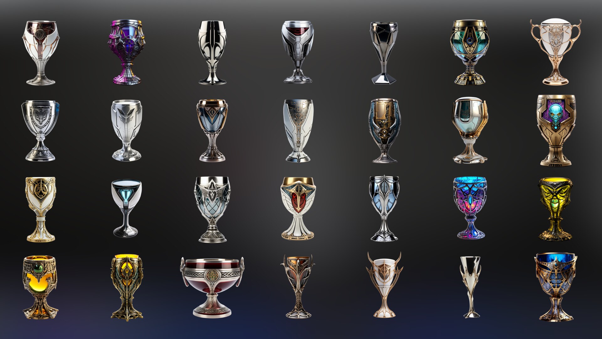 Fantasy Goblets - Icon Pack, 카테고리 2D 애셋 - UE 마켓플레이스