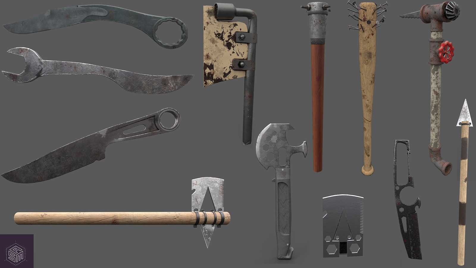 Post Apocalyptic Weapons in Props - UE Marketplace