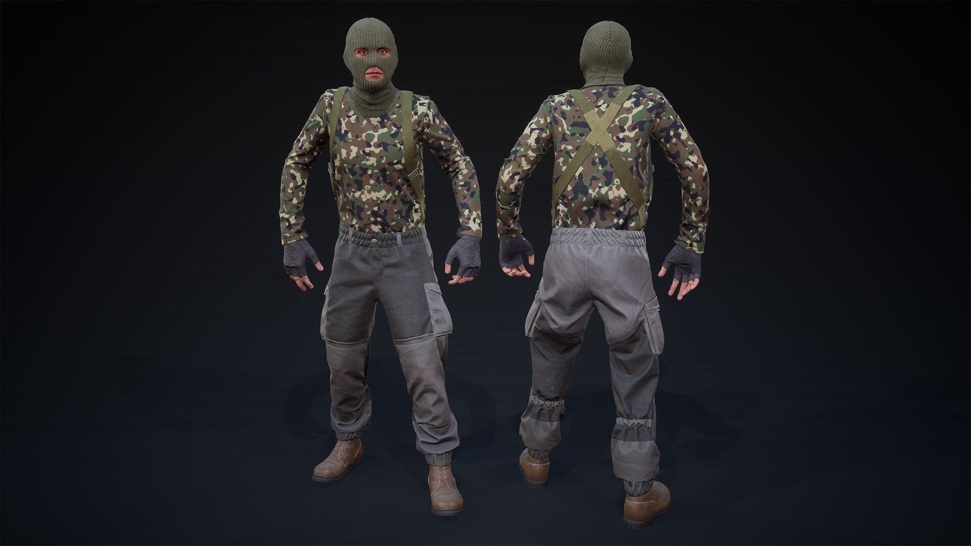Modular Soldier Gorka Suit, 카테고리 캐릭터 - UE 마켓플레이스