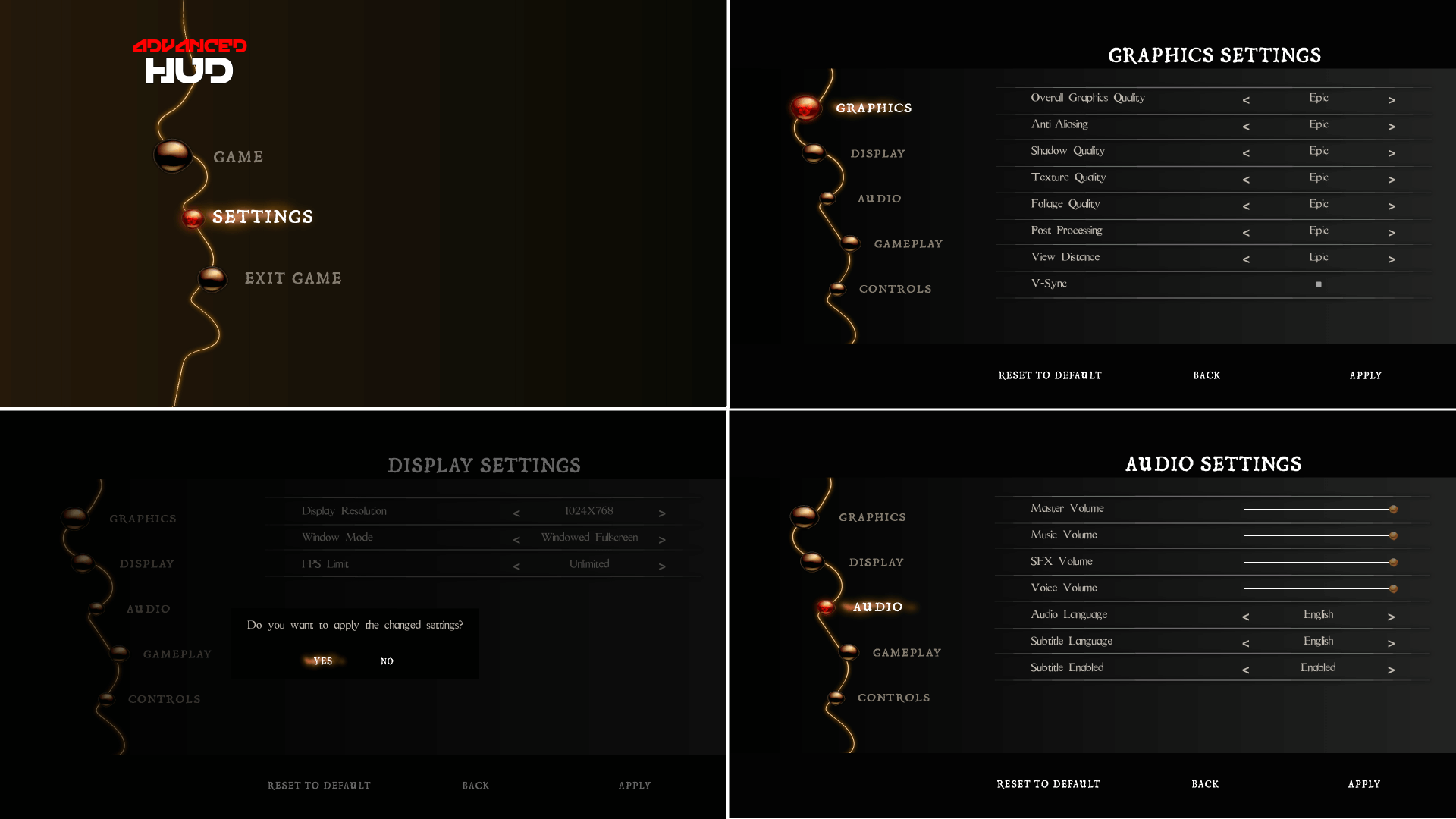 Advanced HUD Pack V2 in Blueprints - UE Marketplace