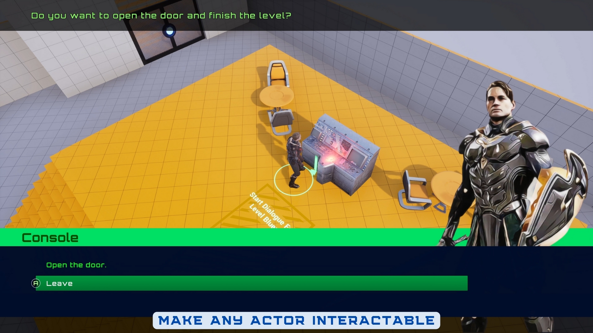 Defender: Animated Dialogue System