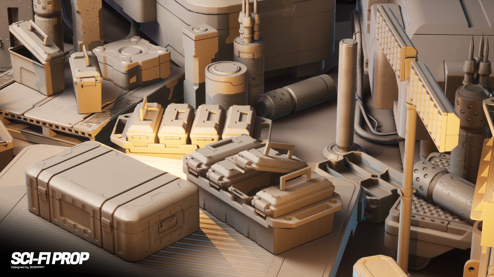Sci-Fi Props Vol01 in Props - UE Marketplace