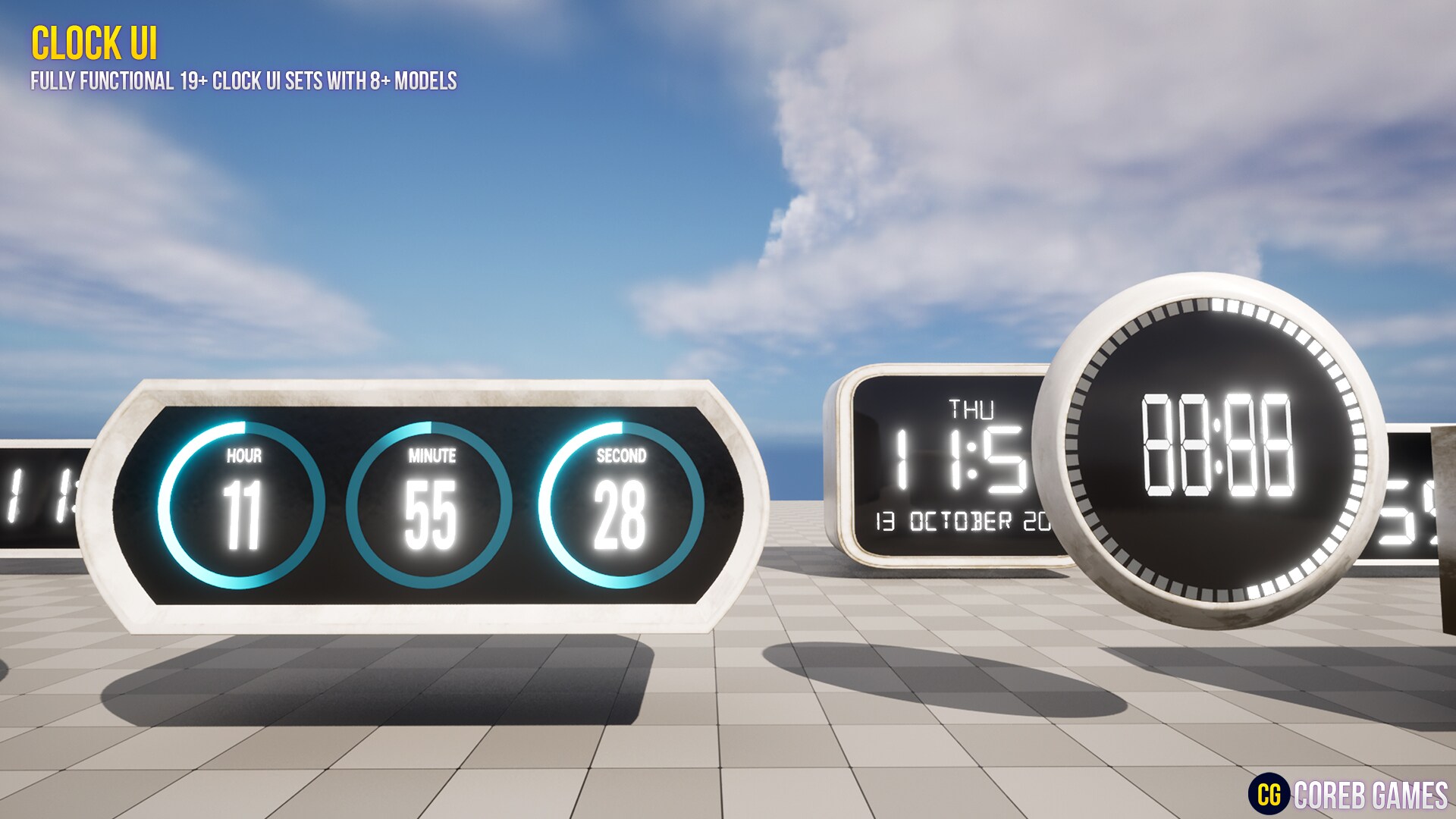 Clock Ui Pack In Blueprints Ue Marketplace