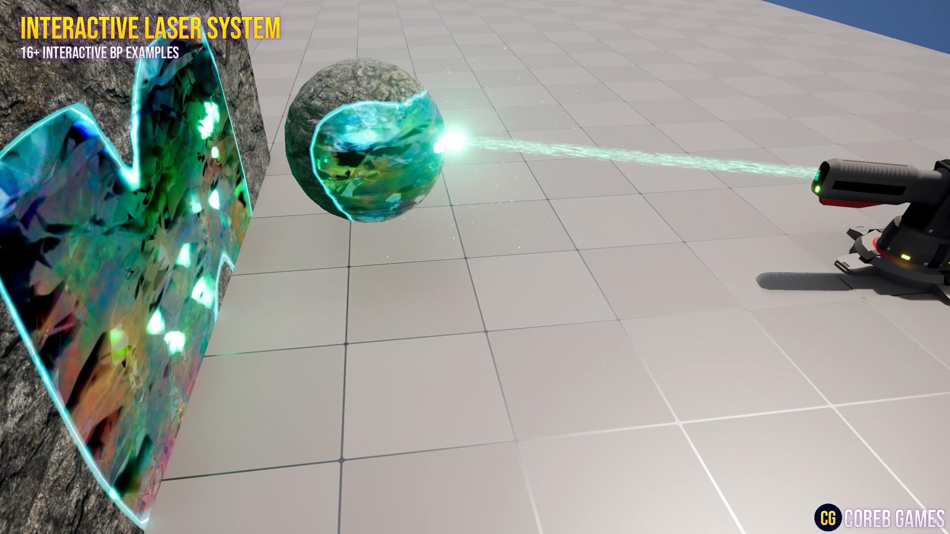 Interactive Laser System, 카테고리 블루프린트 - UE 마켓플레이스