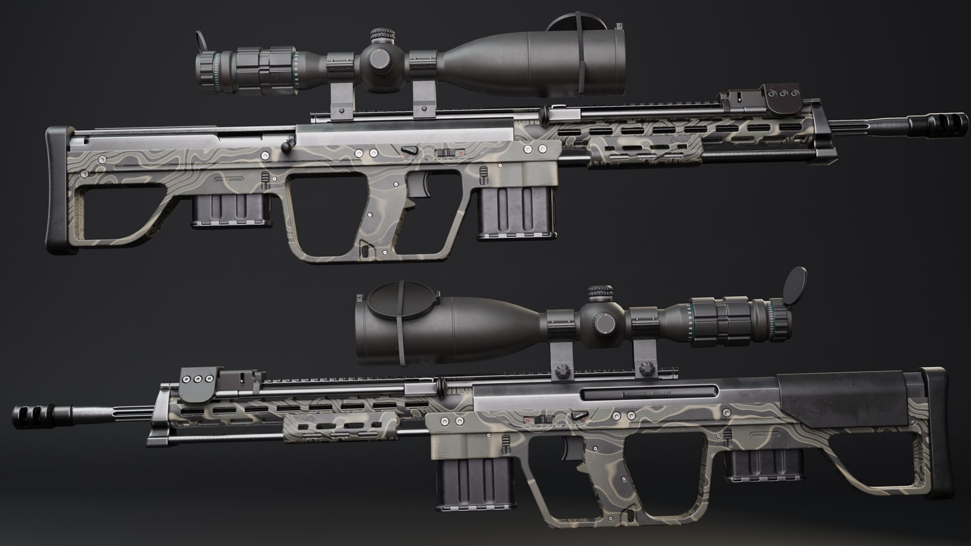 White Sniper Rifle