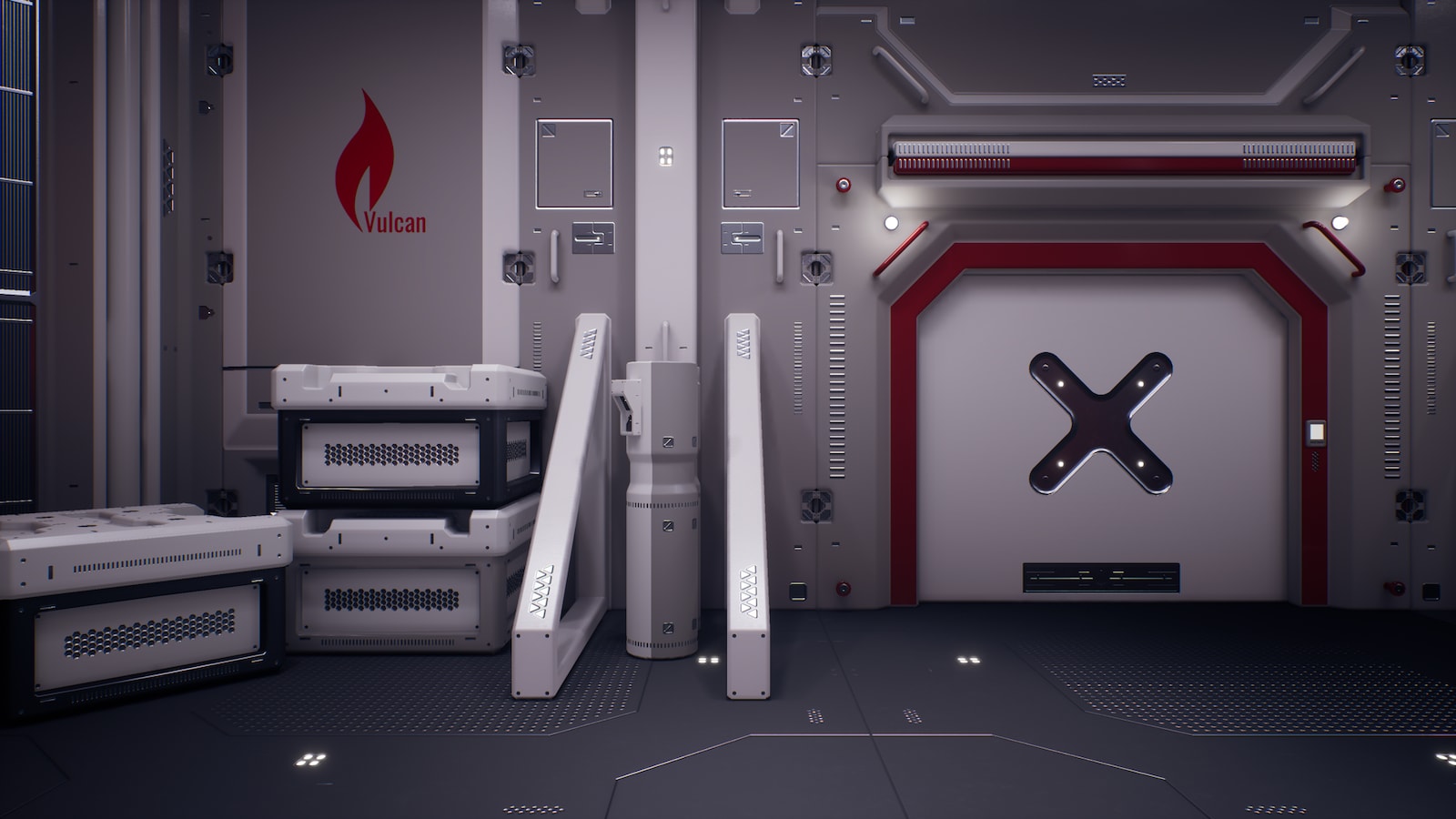 Modular Sci-Fi Factory in Environments - UE Marketplace