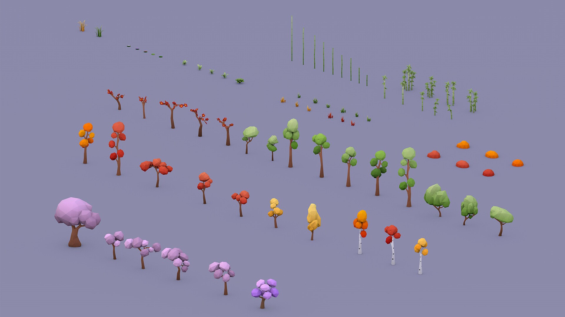 Low Poly Japanese Locations Pack, 카테고리 소품 - UE 마켓플레이스