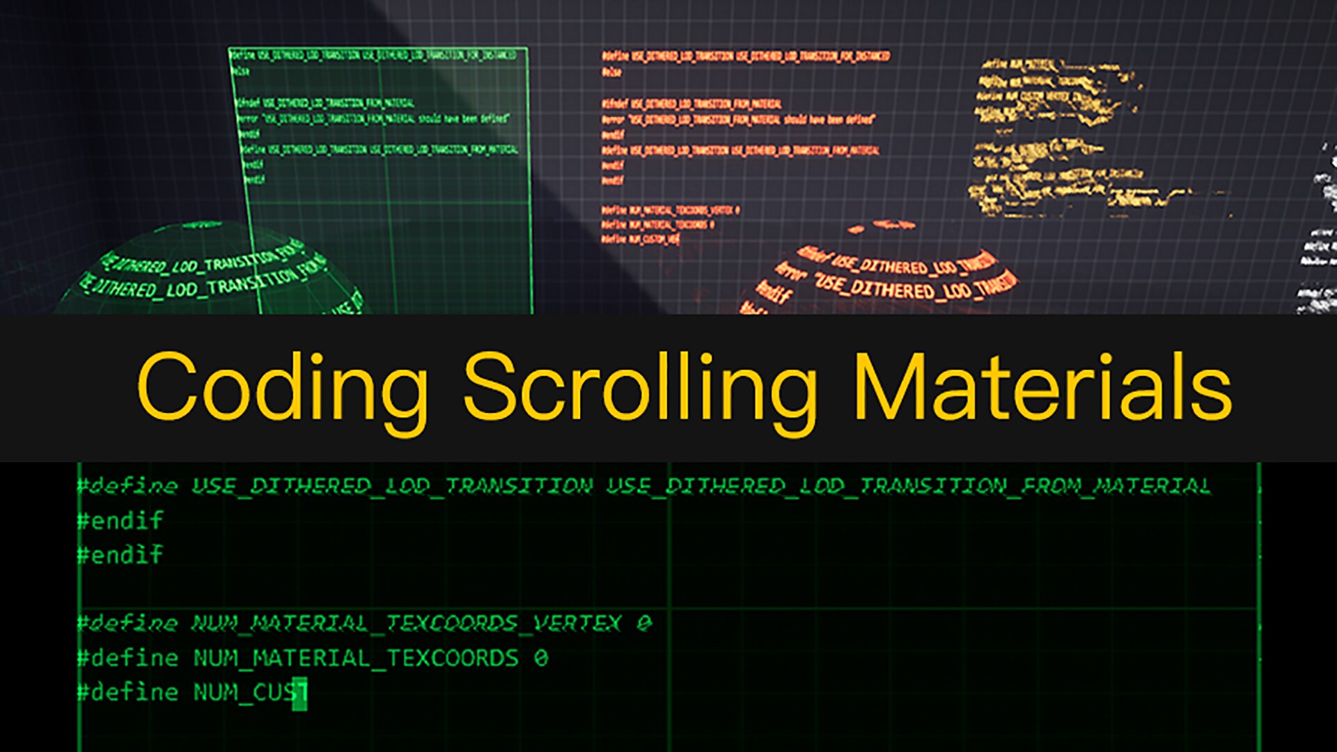 Coding Scrolling Materials – ASSET CLOUD Coding Scrolling Materials – ASSET CLOUD