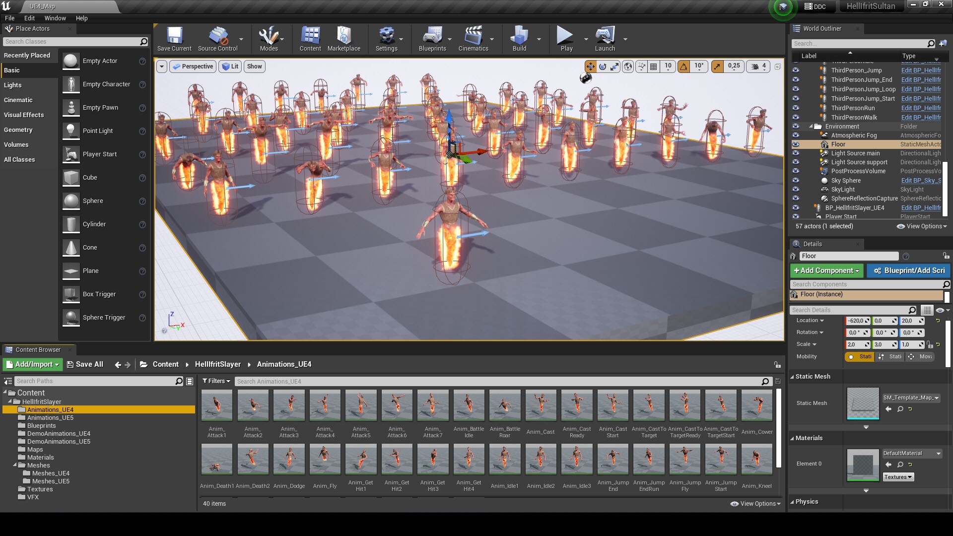 Hell Ifrit sultan in Characters - UE Marketplace