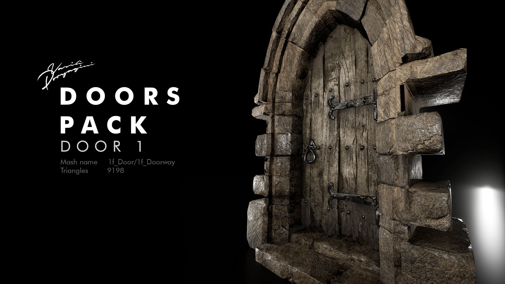 Uscans Doors 01 - множество реалистичных объектов, которые легко добавить в ваши сцены. Это ...