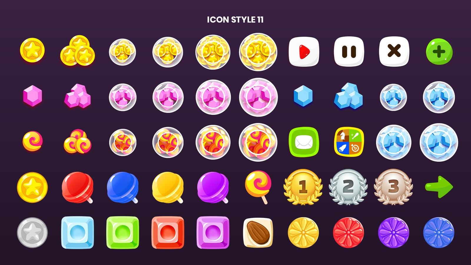730+ 2D Icon Pack in 2D Assets - UE Marketplace