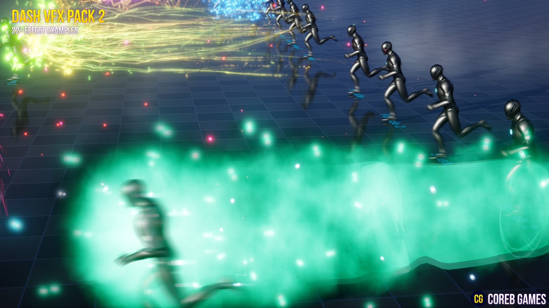 在特效创建的Advanced Dash VFX Pack 2 - 虚幻引擎商城