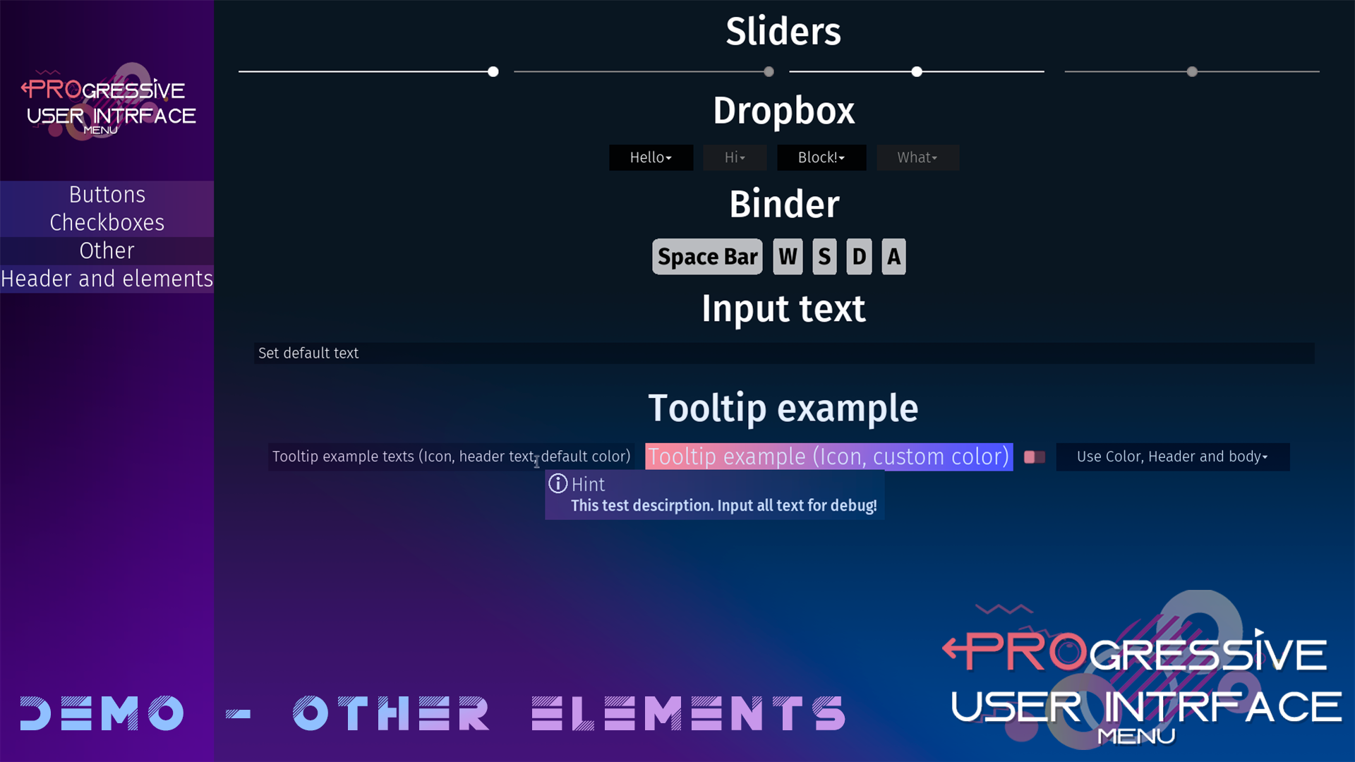 Progressive UI in Blueprints - UE Marketplace