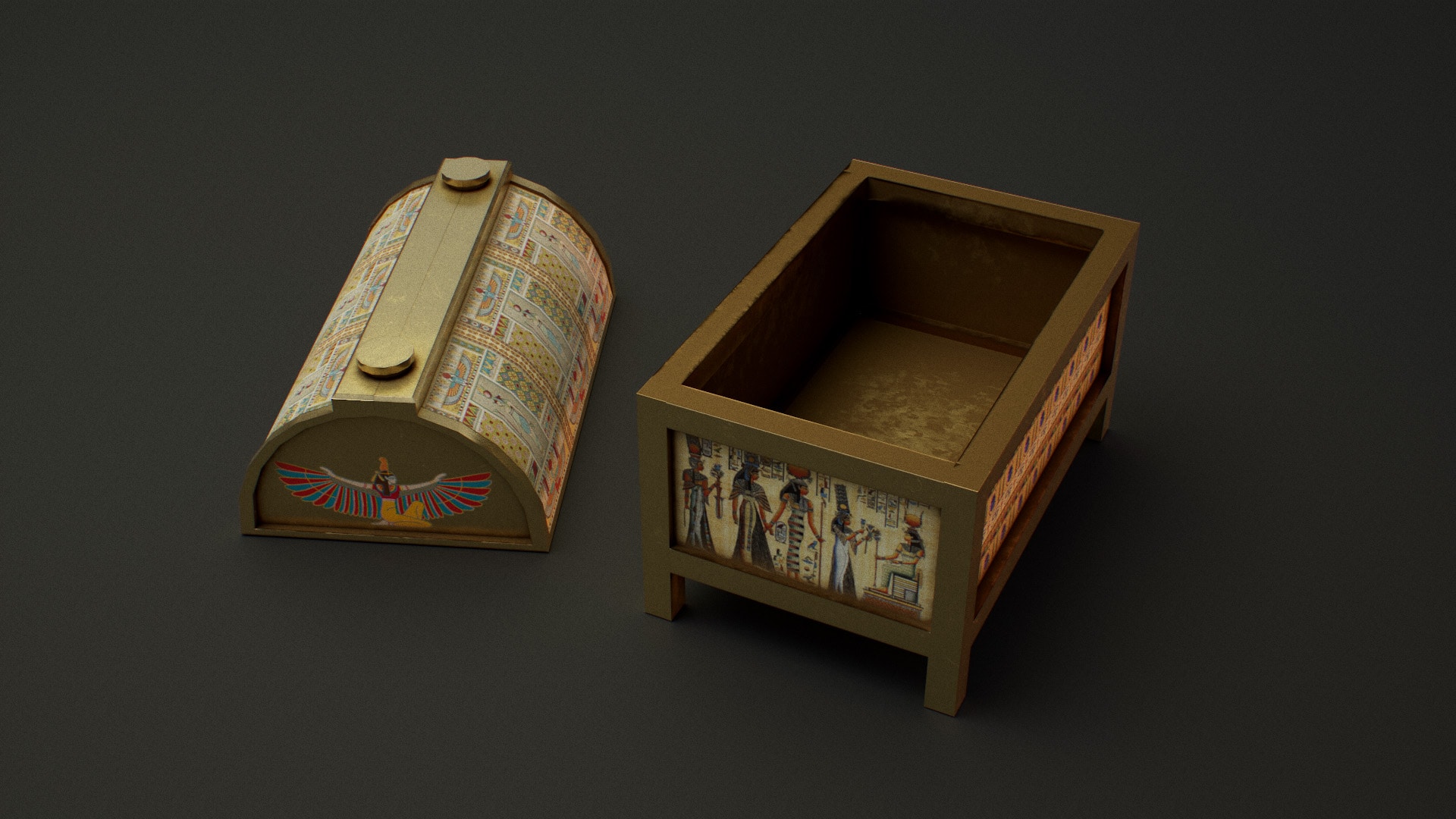 Ancient Egypt Furniture Props in Props - UE Marketplace
