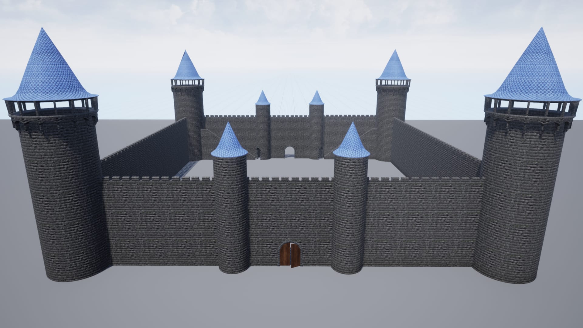 Modular Rock Castle - Low Poly in Environments - UE Marketplace