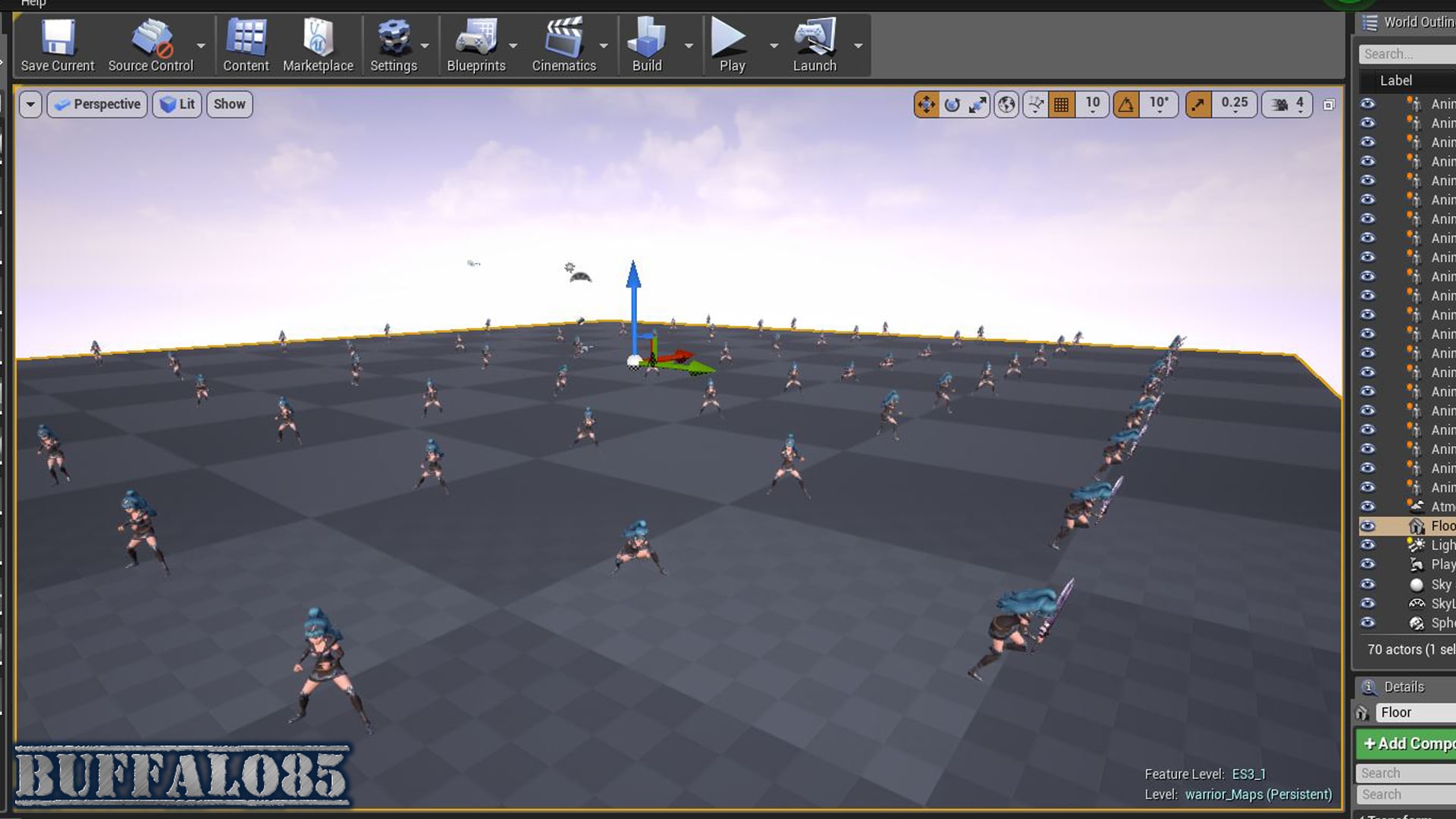 Warrior female 02 in Characters - UE Marketplace