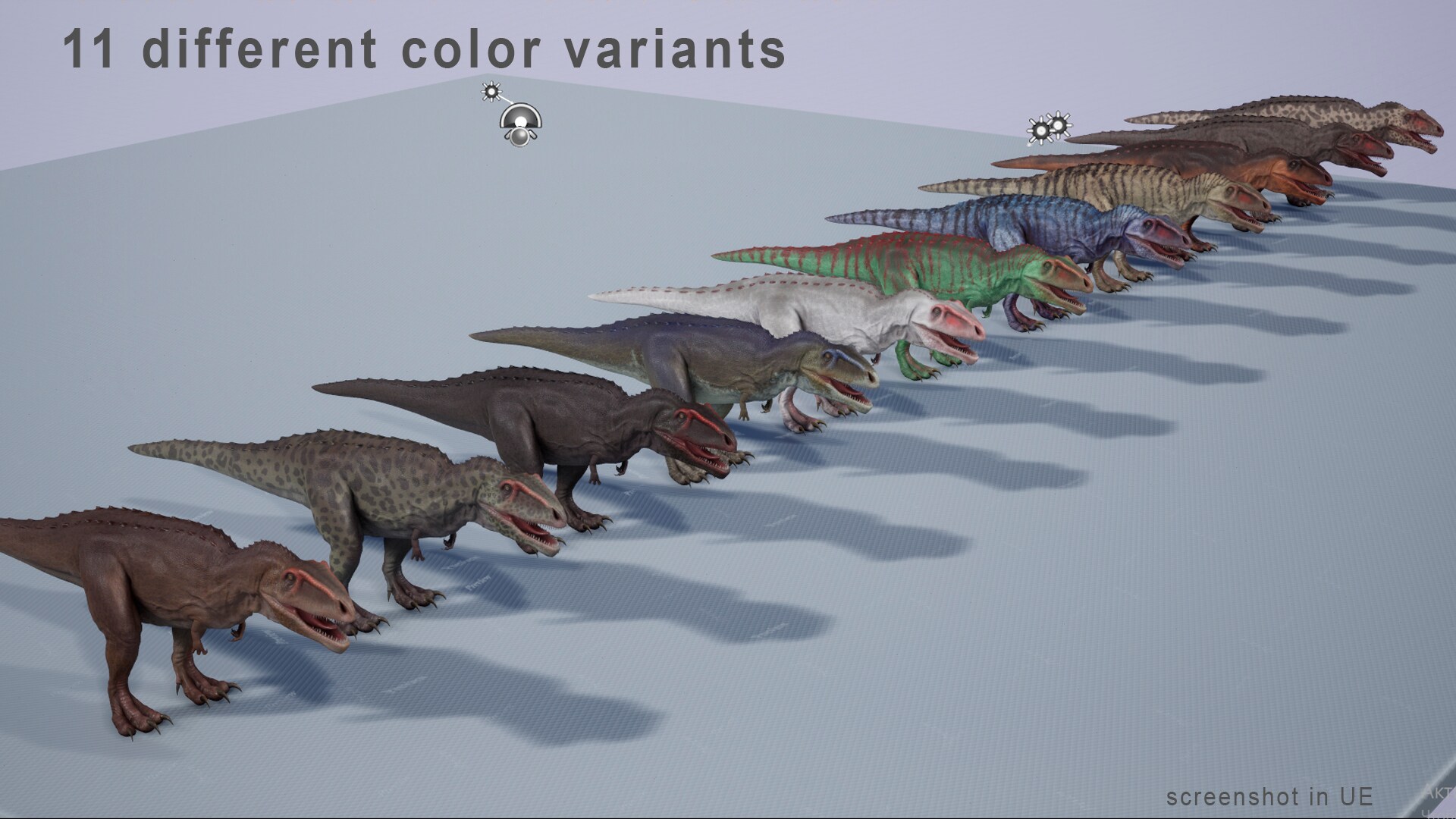 Dinosaur Giganotosaurus in Characters - UE Marketplace