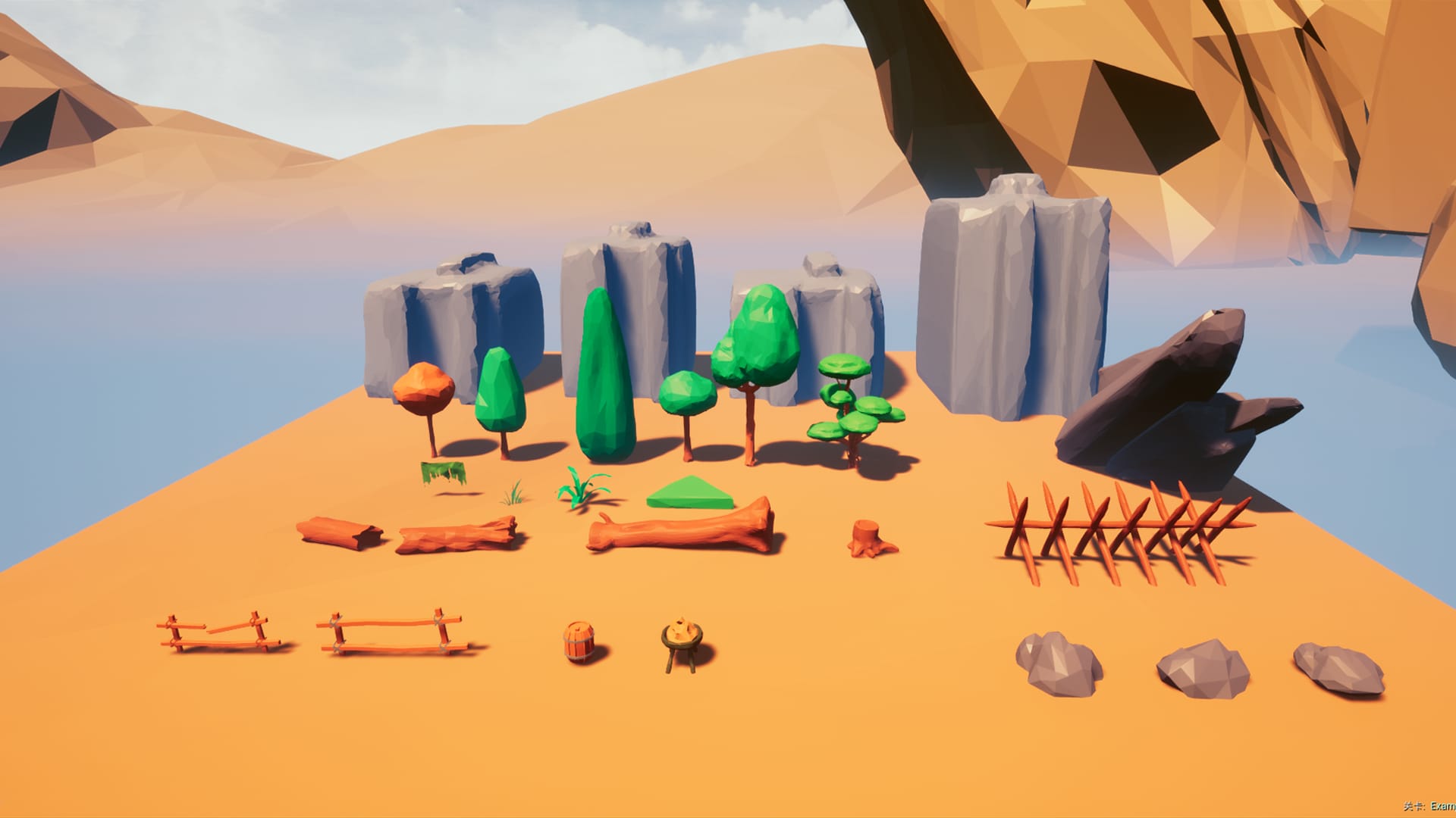 Low Poly Environment Pack in Environments - UE Marketplace