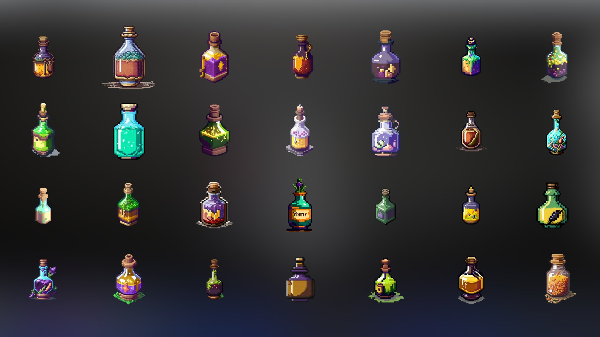 Pixel Potion - Icon Pack in 2D Assets - UE Marketplace
