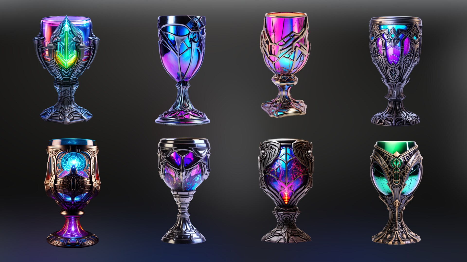Fantasy Goblets - Icon Pack：2Dアセット - UE マーケットプレイス