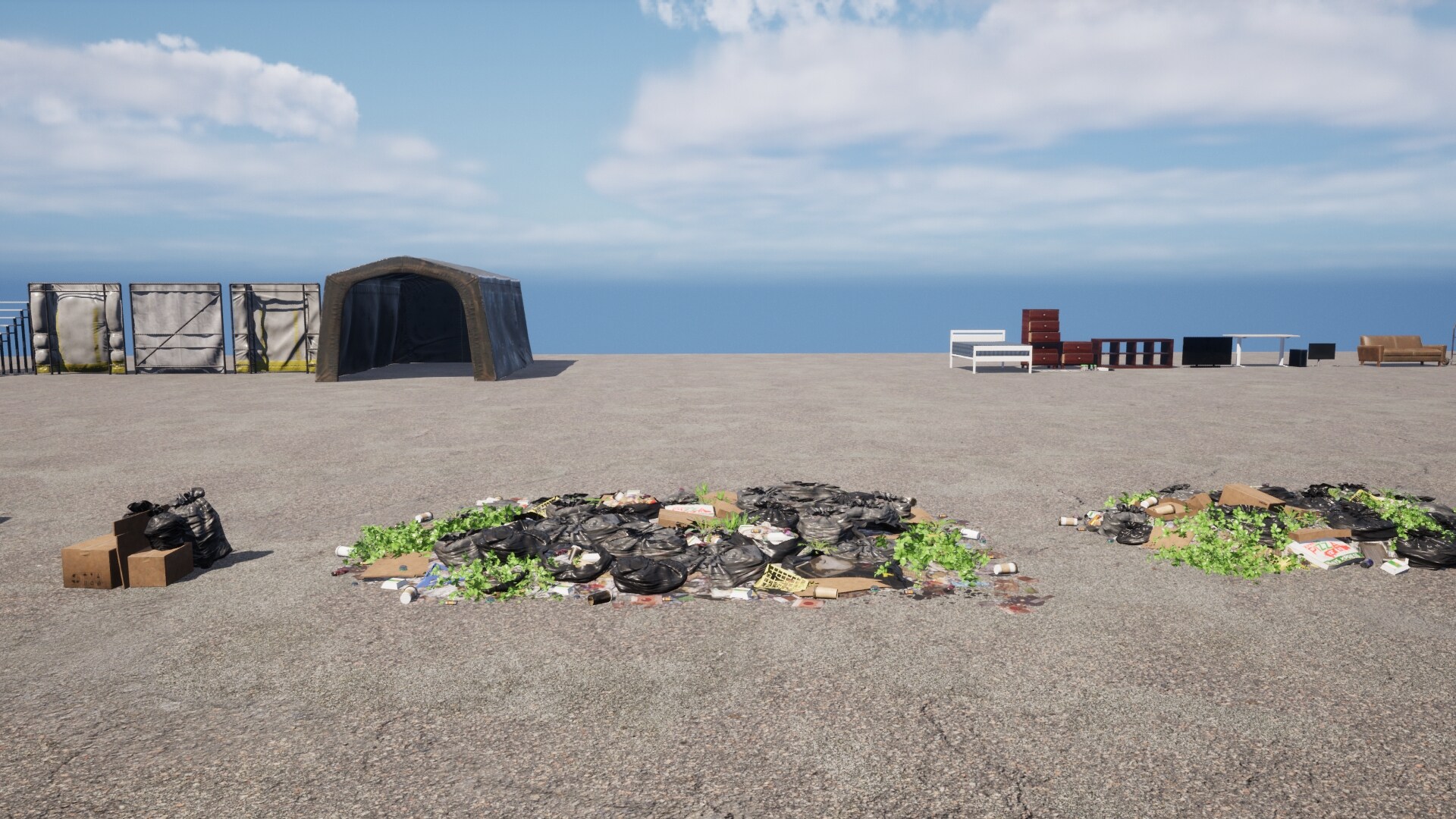 Post-Apocalyptic City Street Props in Props - UE Marketplace