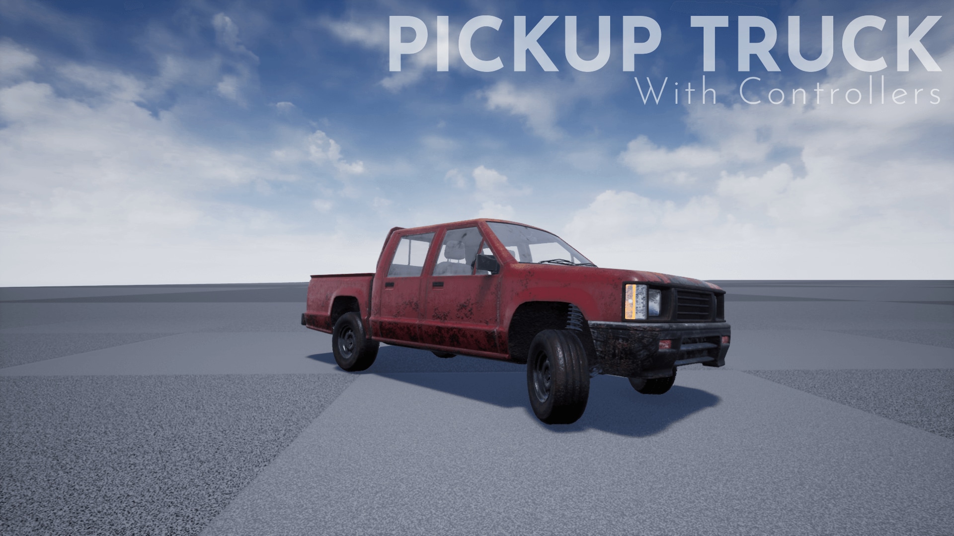 Realistic Pickup Truck Controller in Blueprints - UE Marketplace