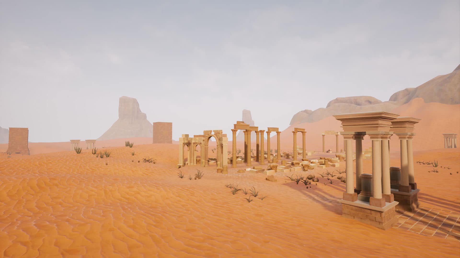 Desert of Palmyra in Environments - UE Marketplace