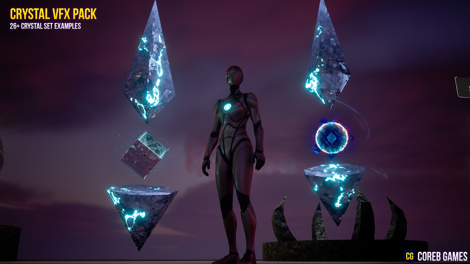 Crystal VFX Pack in Visual Effects - UE Marketplace Crystal VFX Pack in Visual Effects - UE Marketplace