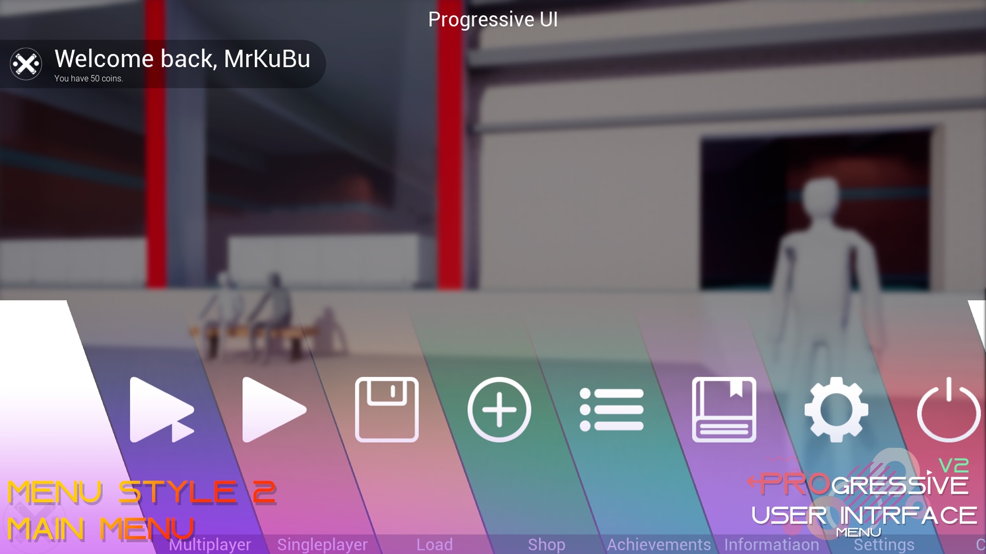 Progressive UI, 카테고리 블루프린트 - UE 마켓플레이스