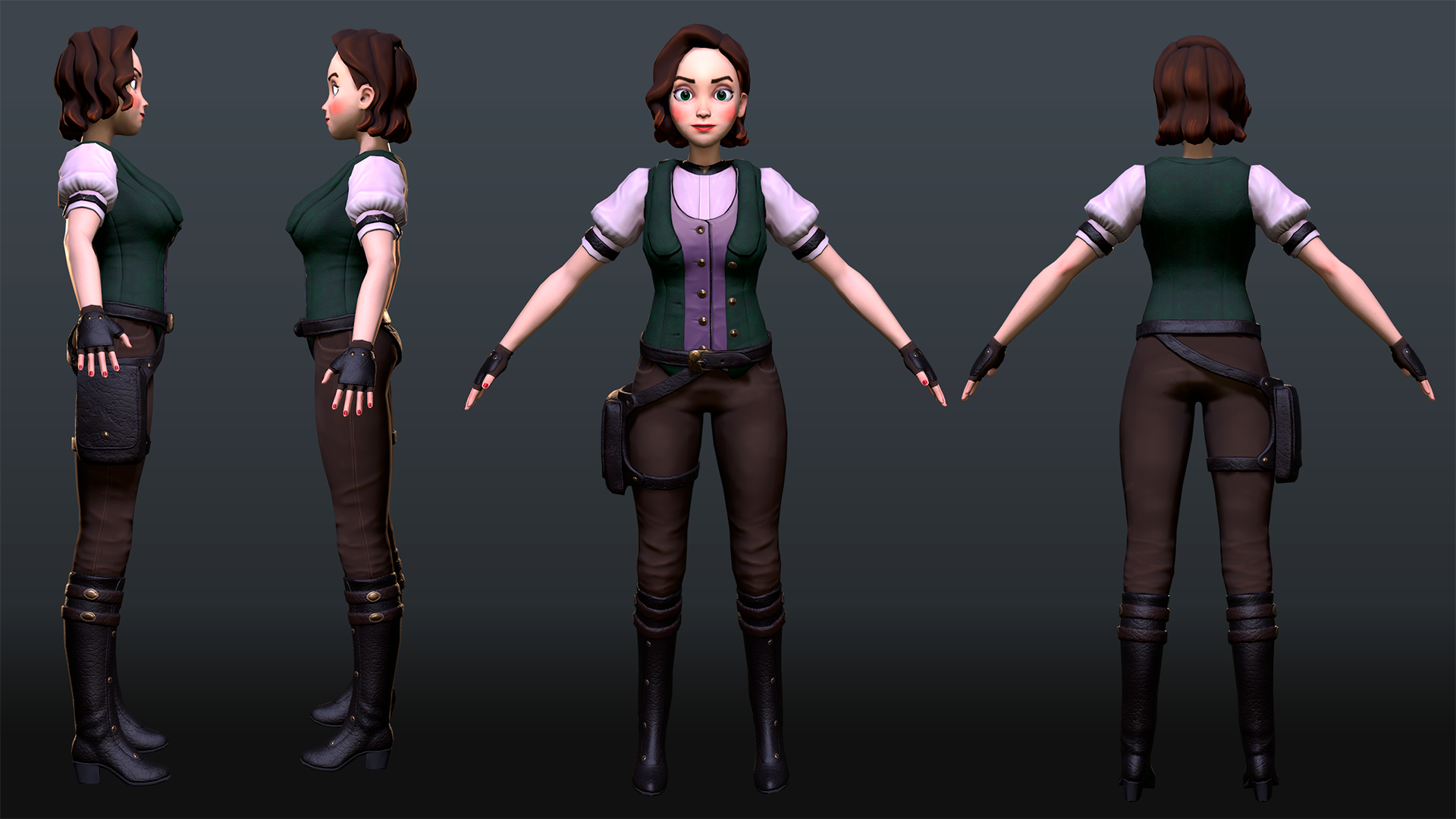 Bioshock Infinite Character Models