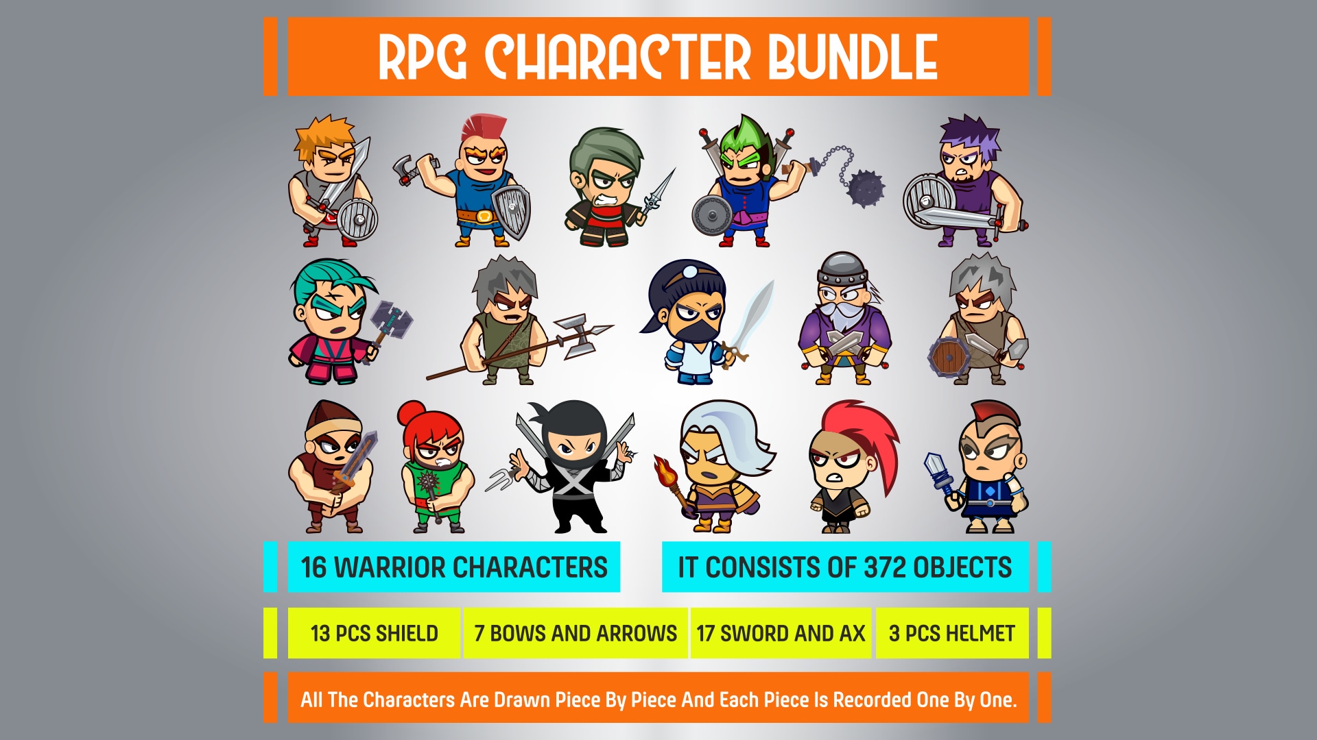 2D Toon Rpg Characters：2Dアセット - UE マーケットプレイス