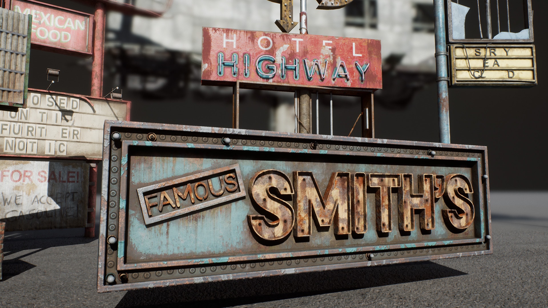 Post Apocalyptic Signs - VOL 2 in Props - UE Marketplace