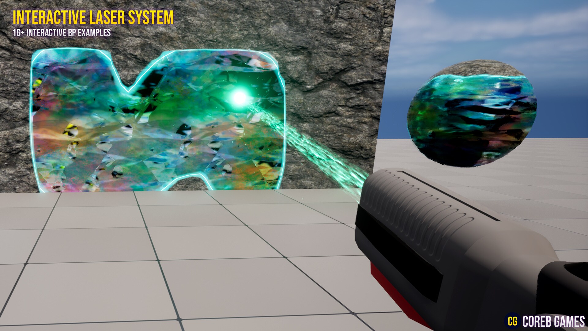 Interactive Laser System, 카테고리 블루프린트 - UE 마켓플레이스