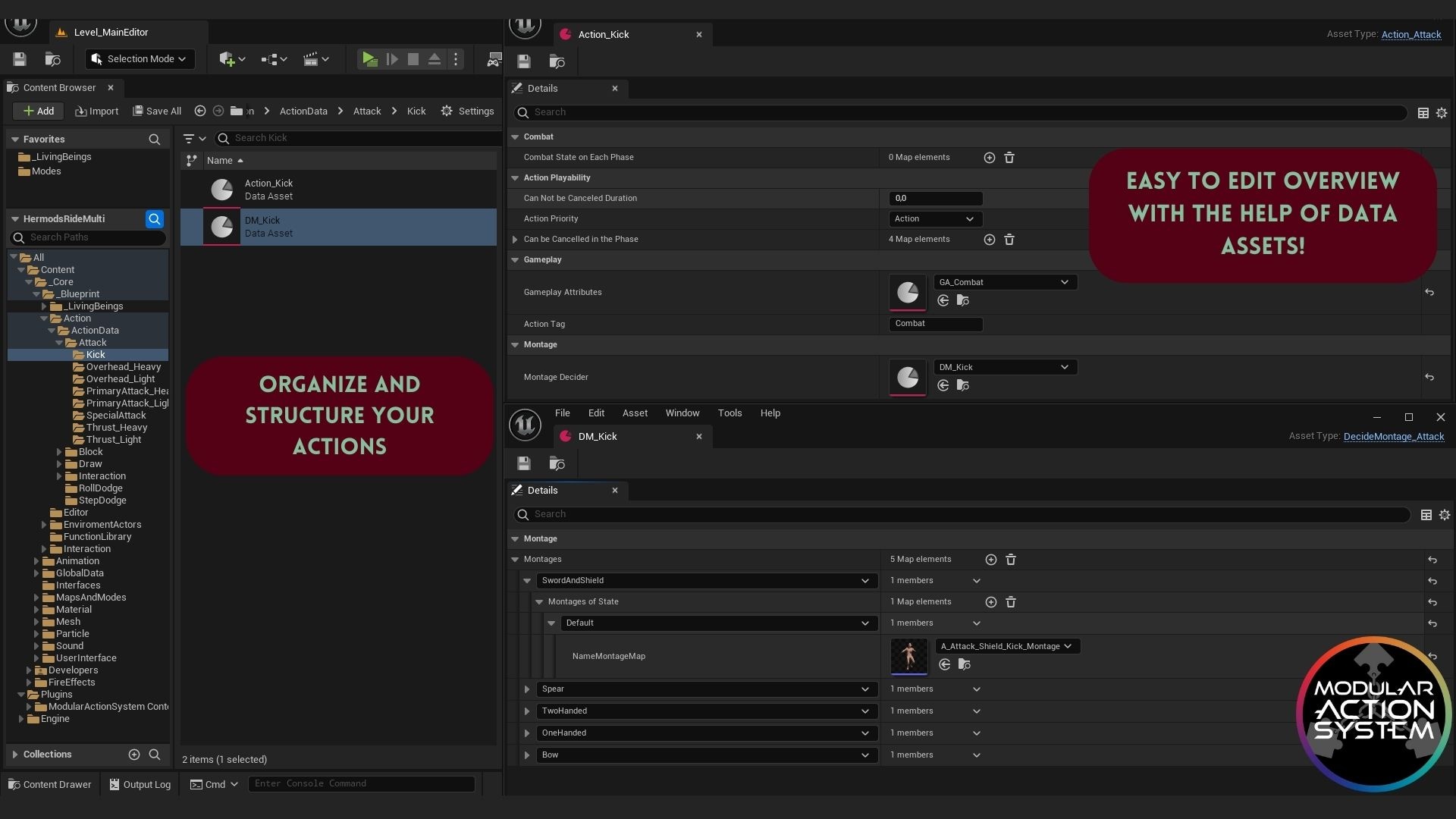 Modular Action System in Code Plugins - UE Marketplace