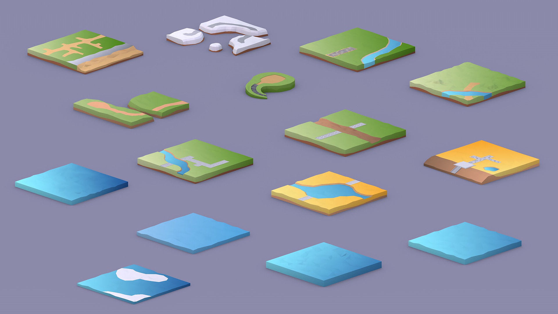 Low Poly Japanese Locations Pack, 카테고리 소품 - UE 마켓플레이스