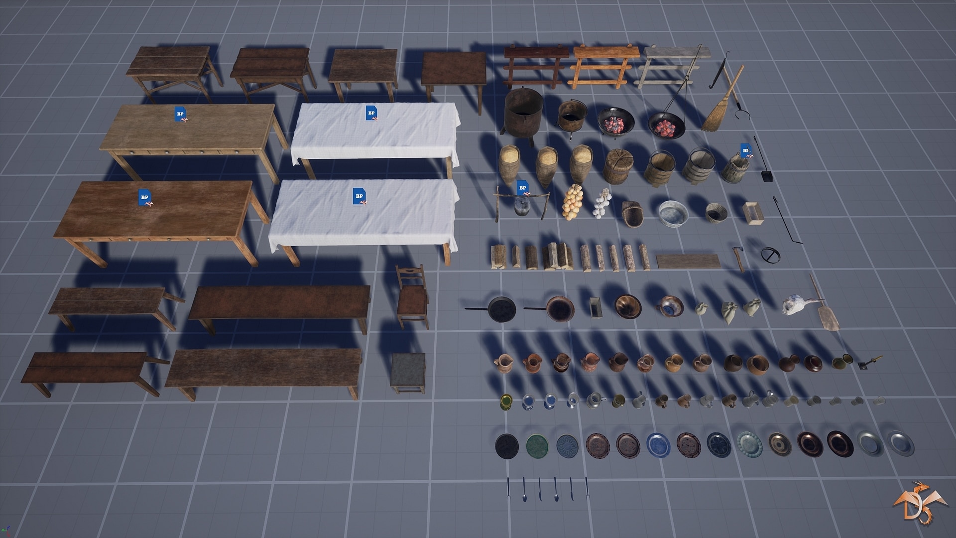 Medieval Props: Kitchen in Props - UE Marketplace